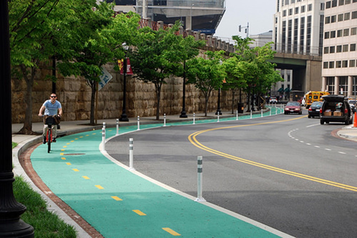 New Protected Bike Lanes - Tampa